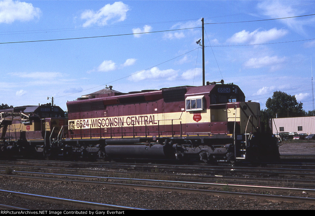 WC SD45 #6524 - Wisconsin Central